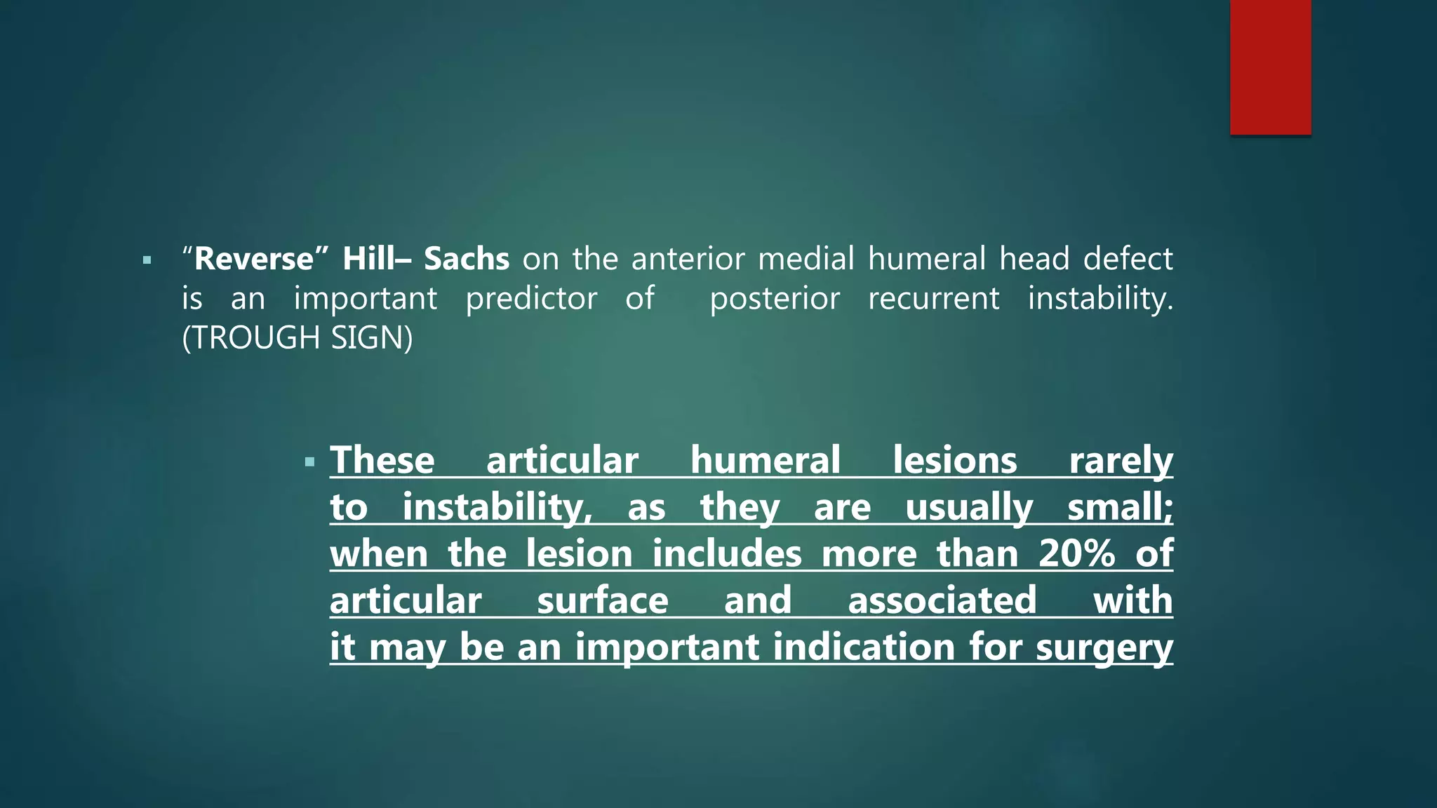 Recurrent shoulder dislocation and management | PPTX