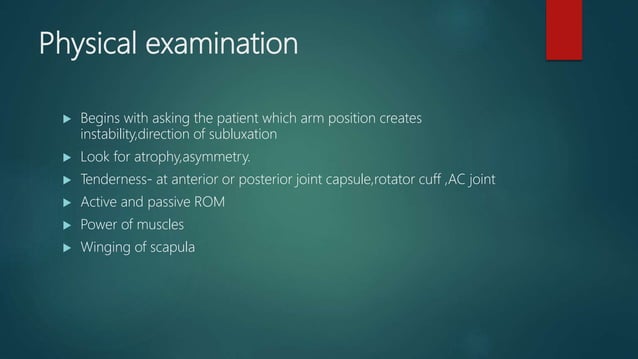 Recurrent shoulder dislocation and management | PPTX