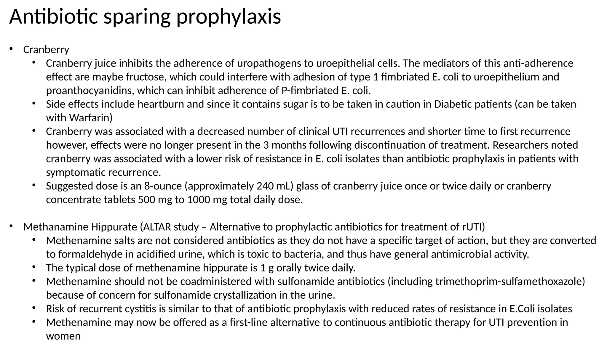 Recurrent UTI and current guidelines in management.pptx