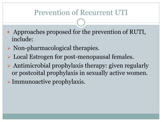 Recurrent UTI in females | PDF