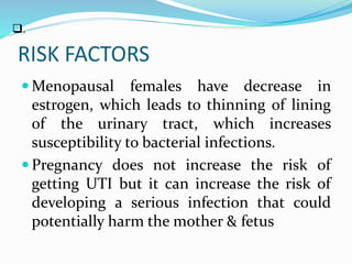 Recurrent uti in females mzn 5 9-14 | PPTX