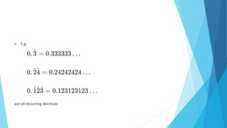 Recurring decimals.pptx