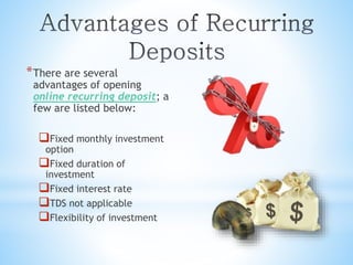 Recurring deposit | PPTX