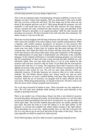 e computer notes - Recursion | DOC
