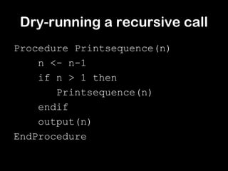 Recursion | PPT | Programming Languages | Computing