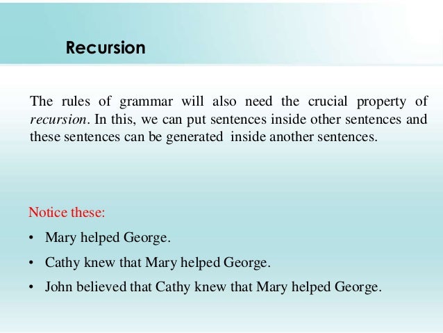 Recursion