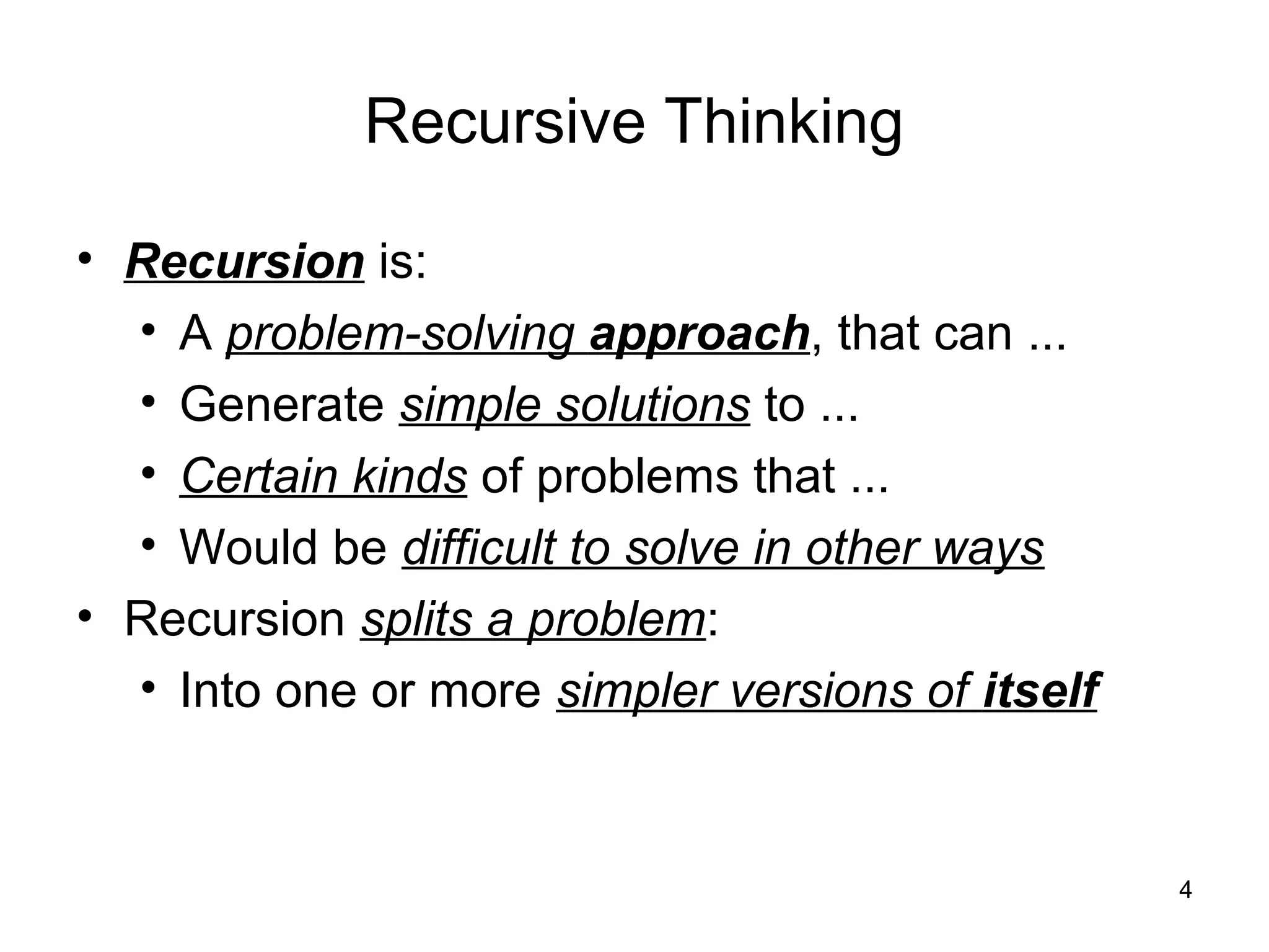 Recursion | PPT