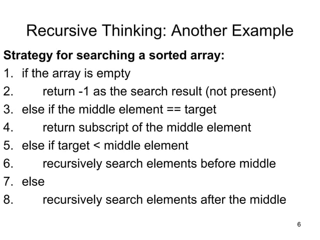 Recursion Ppt
