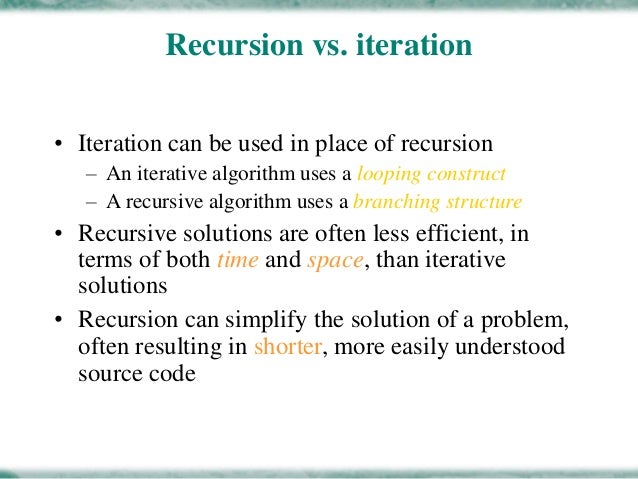 Recursion