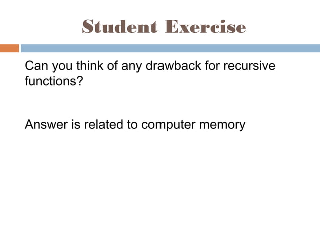 Recursion Algorithms And Data Structures Ppt