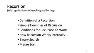 Recursion | PPTX