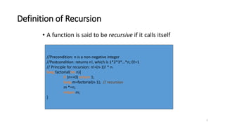 Recursion | PPT