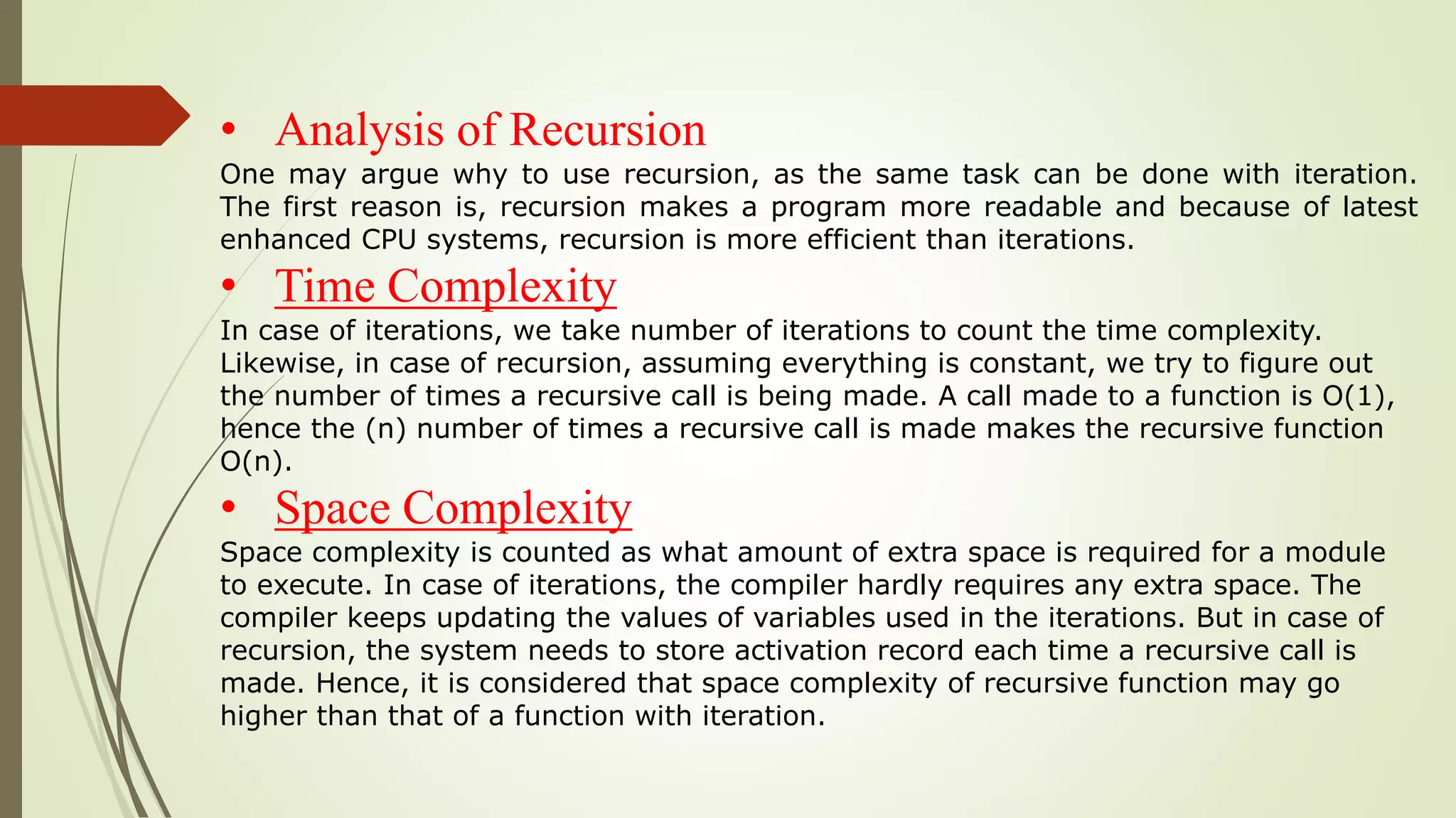 Recursion | PPTX