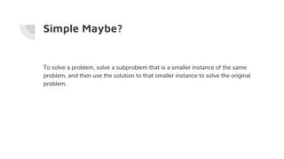 Introduction to Recursion | PPTX