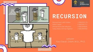 Recursion in Python | PPTX