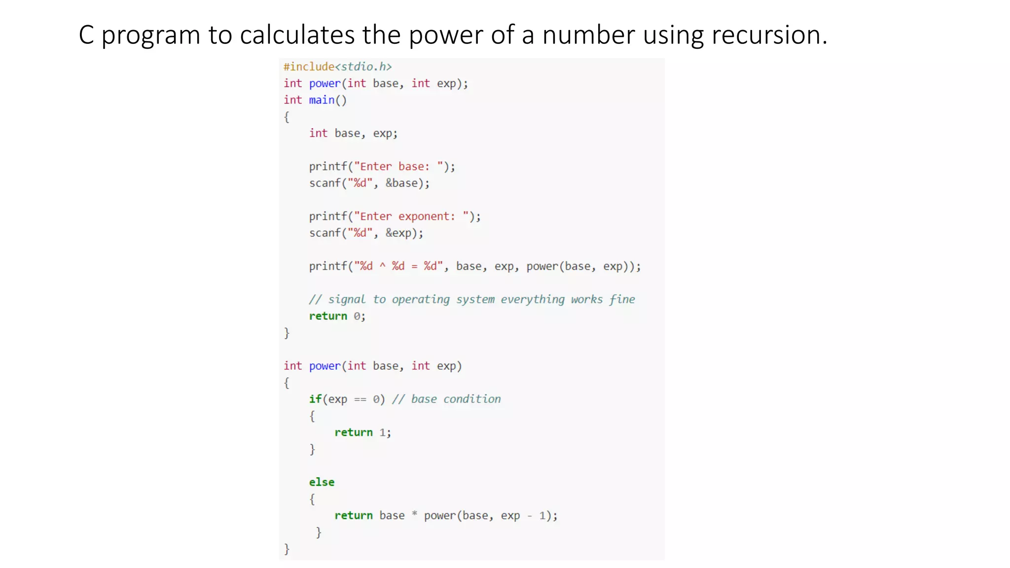 Recursionpptx Programming Languages Computing 3498