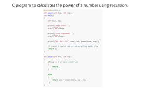 RECURSION.pptx | Programming Languages | Computing