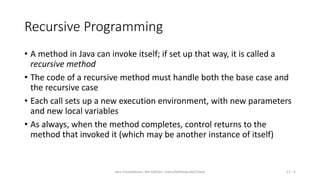Recursion.pptx | Programming Languages | Computing