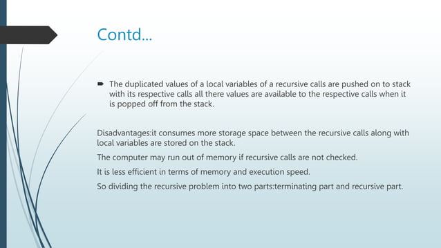 Recursion Vs Iteration Code Efficiency And Structure Ppt