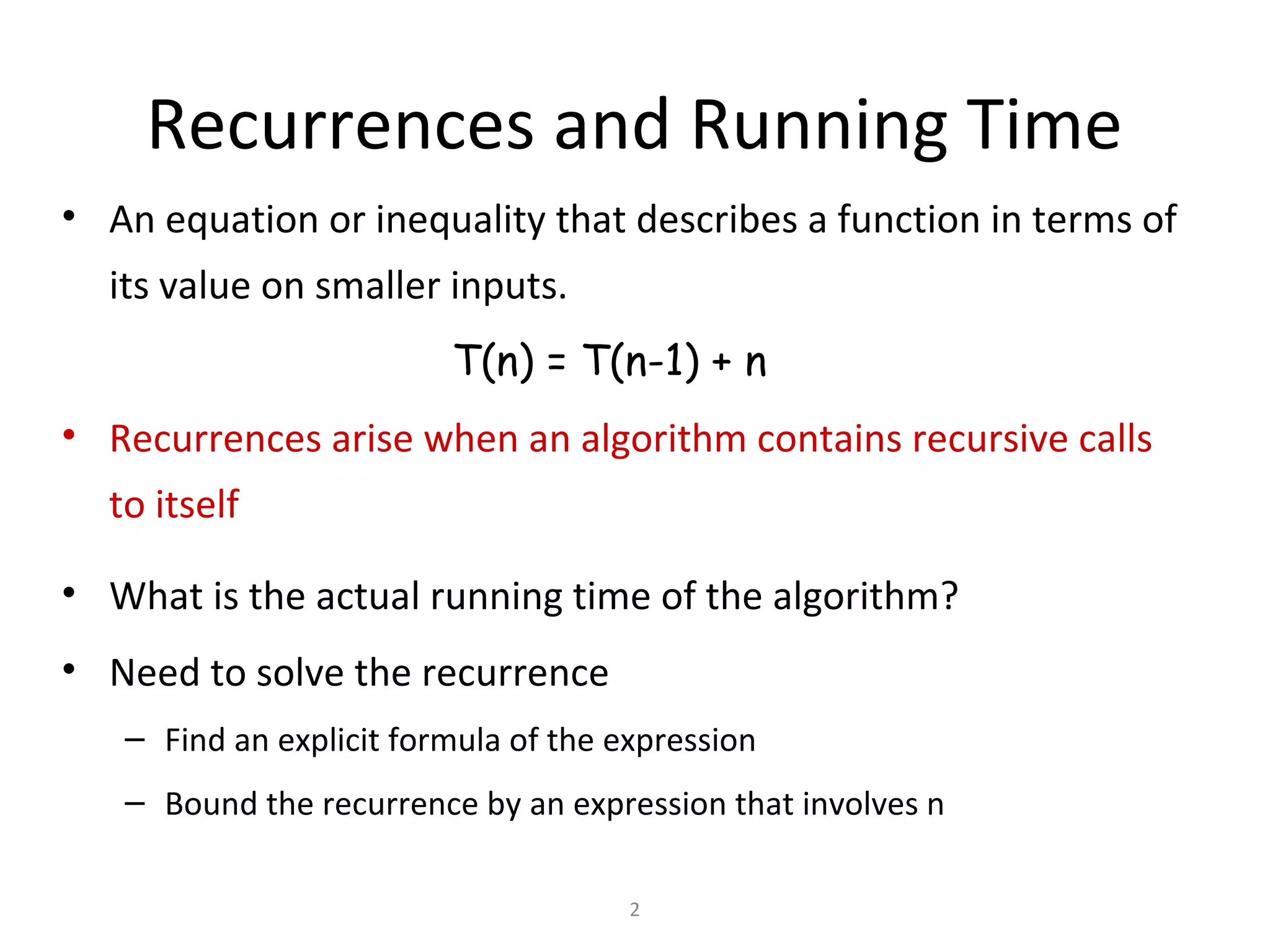 Recursion Tree Method Ppt Programming Languages Computing