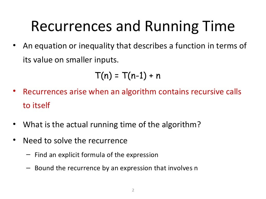 Recursion Tree Method 2804