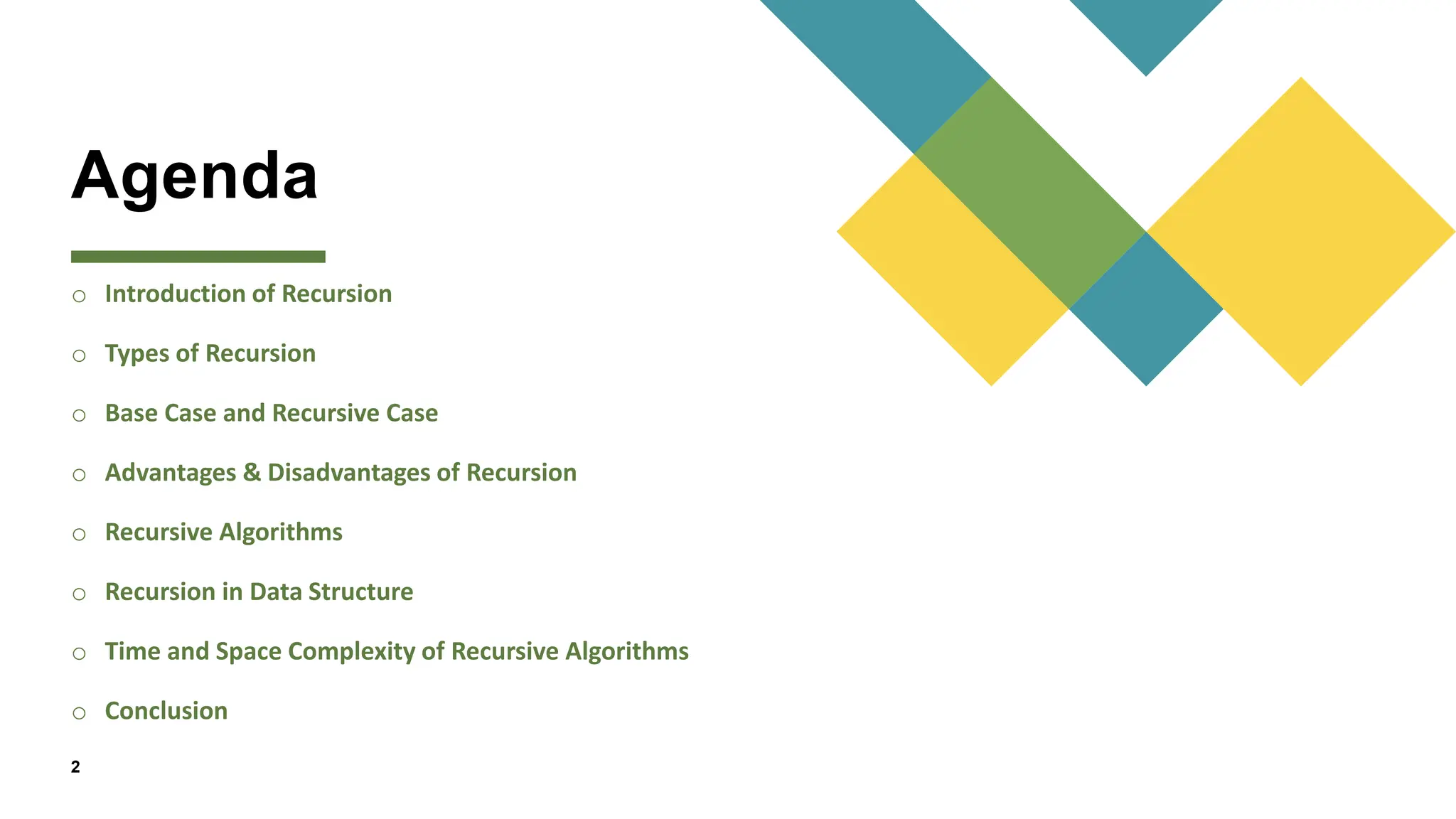 Recursion in Data Structure | PPTX