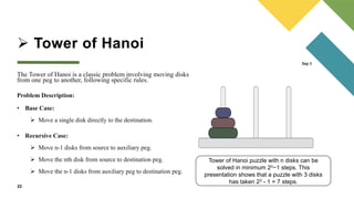 Recursion in Data Structure | PPTX