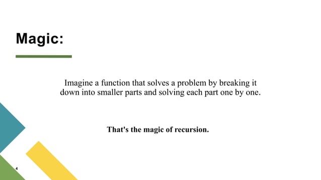Recursion in Data Structure | PPTX