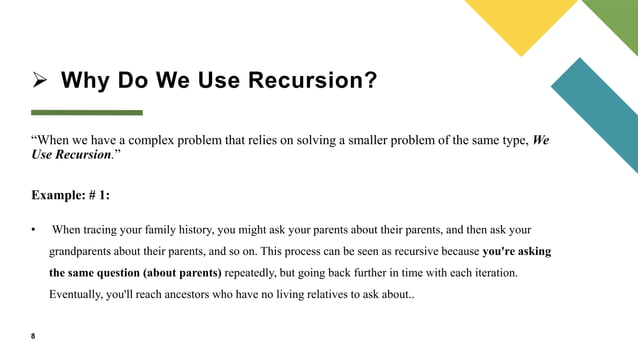 Recursion in Data Structure | PPTX