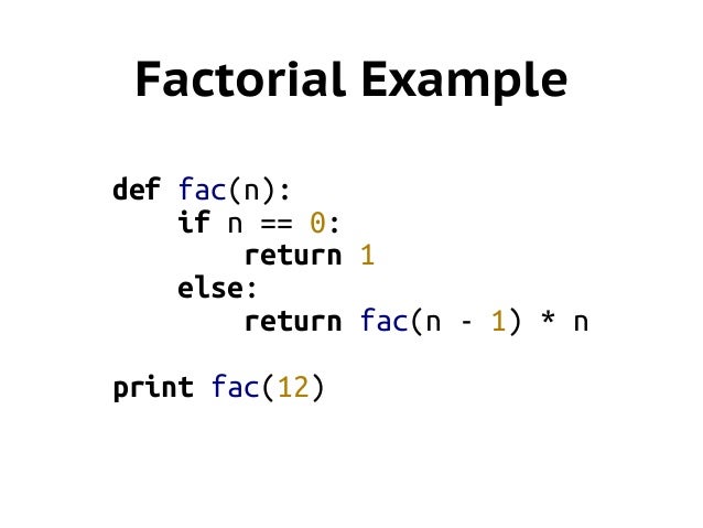 Introduction to Recursion (Python) Introduction to Recursion (Python)