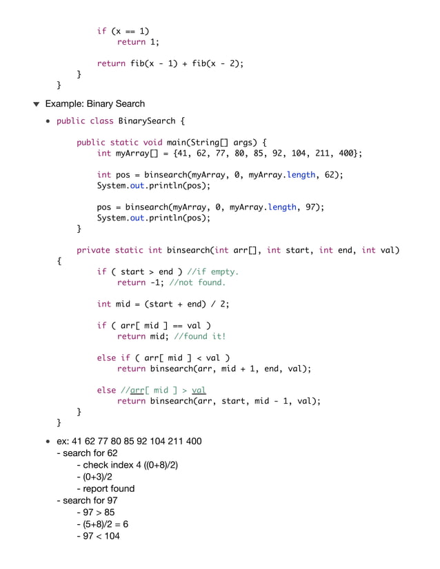 Recursion Lecture In Java Pdf Programming Languages Computing