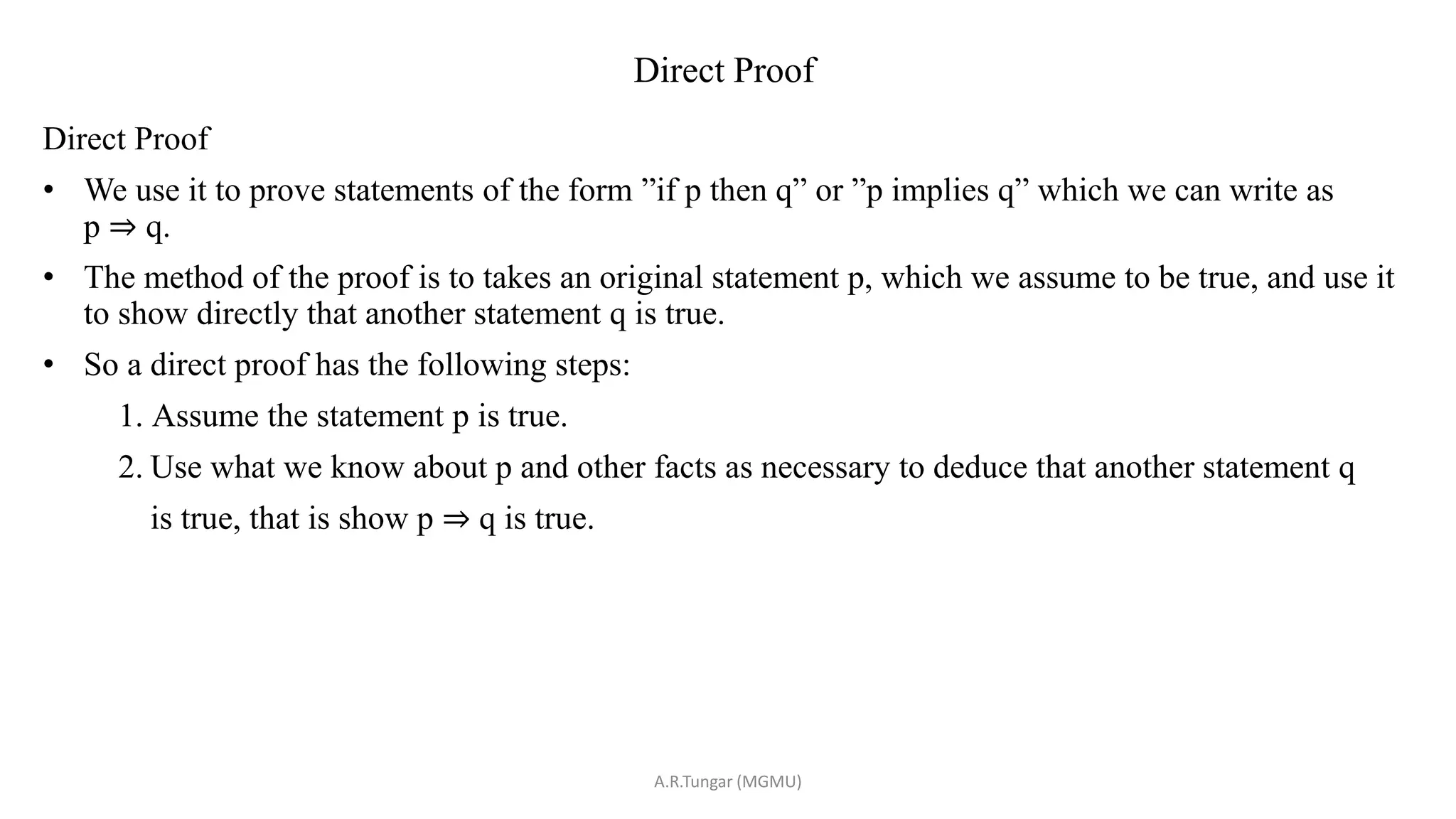 Recursion & methods of proof in algorithm analysis | PPT