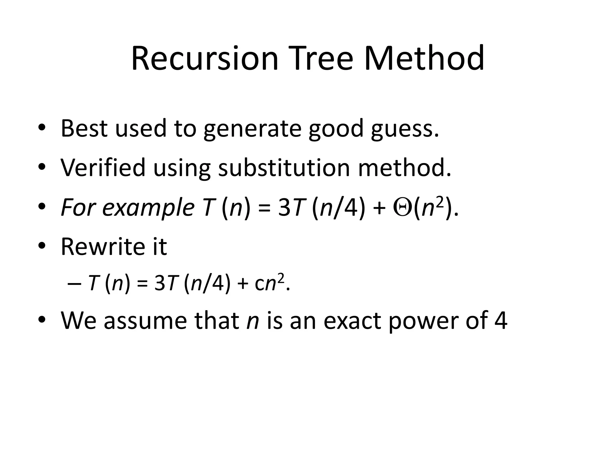 recursion tree method.pdf
