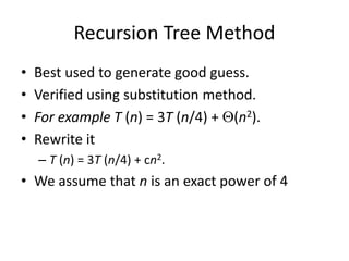 recursion tree method.pdf