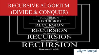 Recursive Algorithm (in Azerbaijani) | PPT
