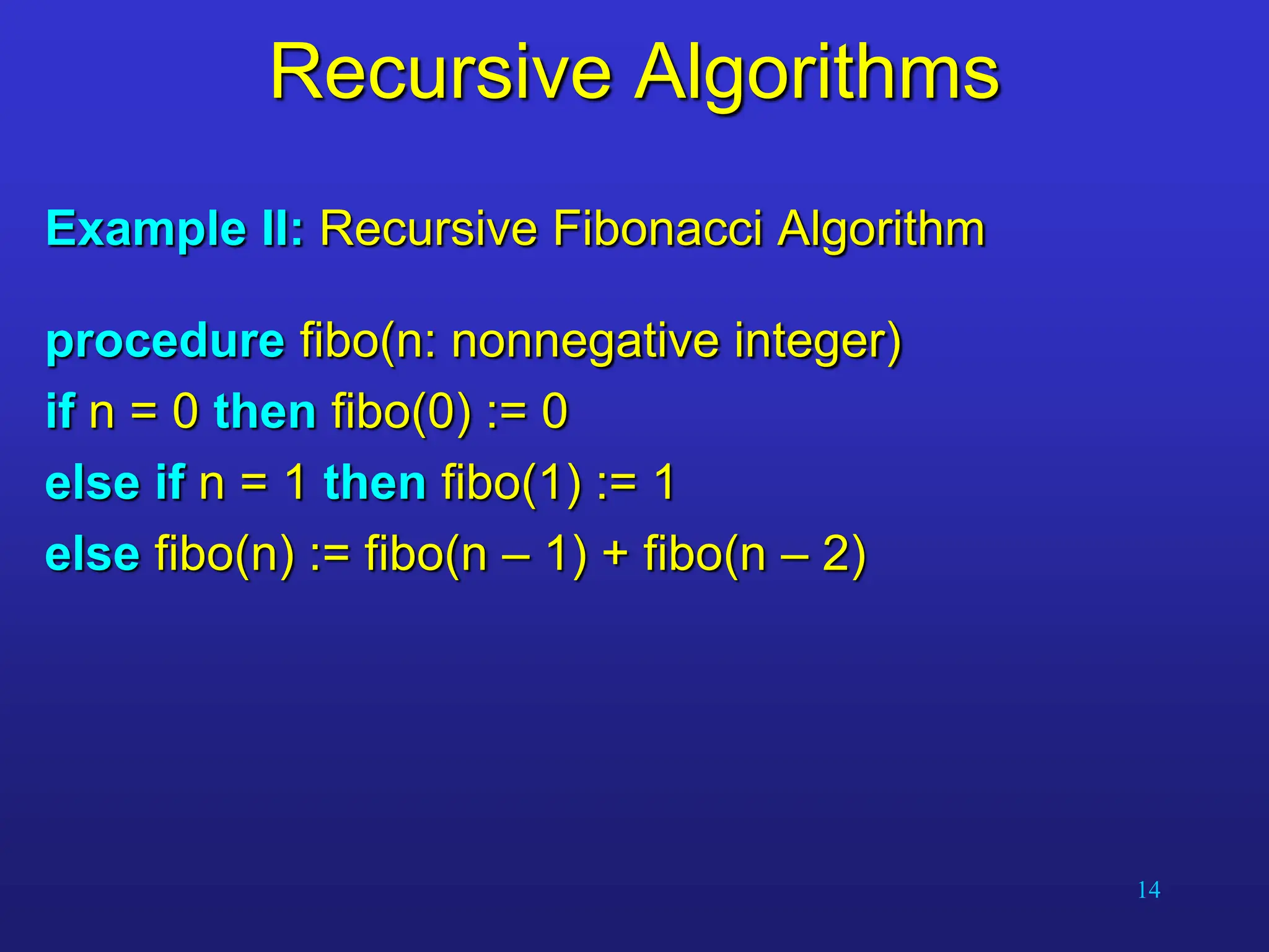 Recursive Definitions In Discrete Mathmatcs Pptx