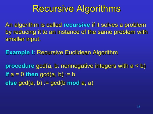 Recursive Definitions In Discrete Mathmatcspptx Programming 9868