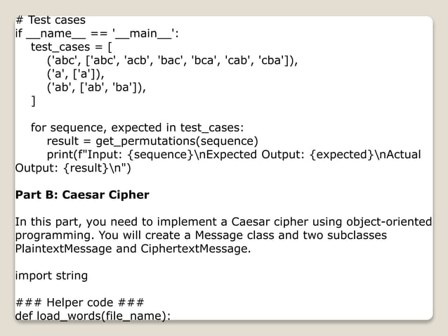 Recursive Functions in Python - Assignment Sample for University Students | PPTX