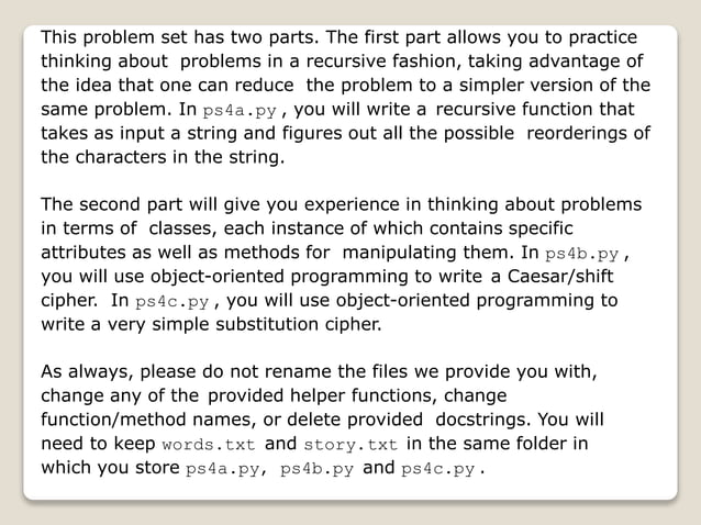 Recursive Functions in Python - Assignment Sample for University Students | PPTX