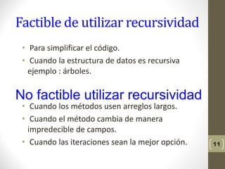 Recursividad | PPTX