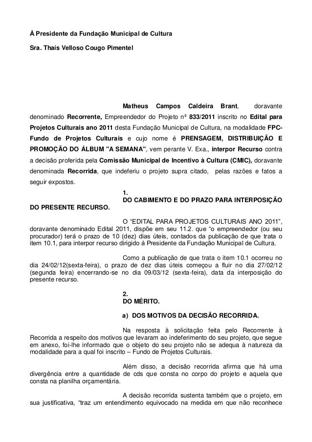 Exemplo De Projeto Para Lei De Incentivo A Cultura Novo Exemplo