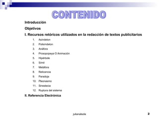Recursos Retorico Utilizados Textos Publicitarios | PPT