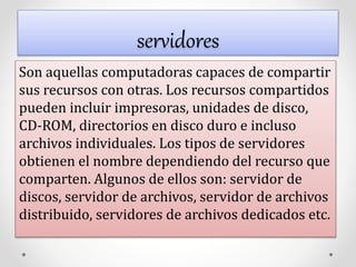 Recursos de redes | PPTX