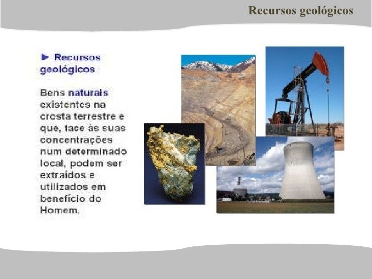 Recursos geológicos