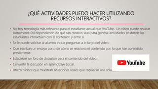 Recursos interactivos | PPTX