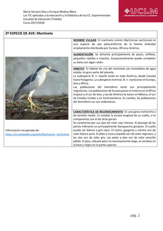 Recursos interactivos para las ciencias las aves | PDF
