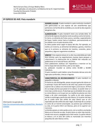 Recursos interactivos para las ciencias las aves | PDF