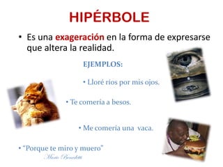 Textos literarios y no literarios. Comparación o símil, metáfora ...
