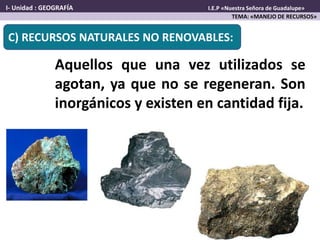 Recursos naturales | PPTX