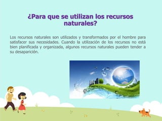 Recursos naturales | PPTX